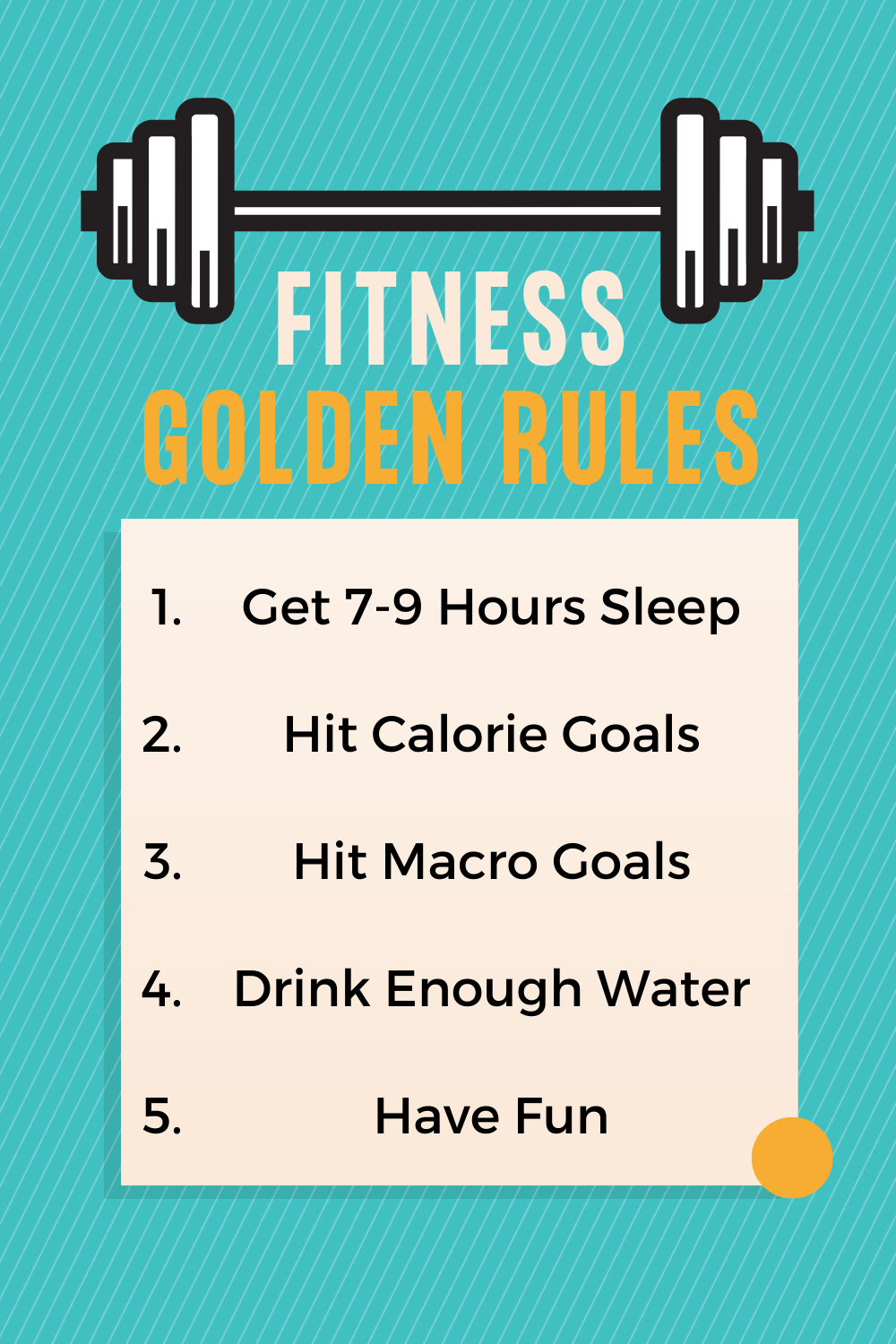 The 5 Golden Rules of Fitness - Fenix Fitness Training